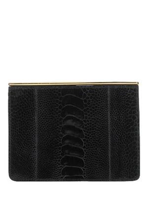 Dolce & Gabbana DOLCE & GABBANA Black Leather Handbag With Metallic Straps Black