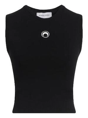 MARINE SERRE Sweater Size Viscose, Elastane - Black