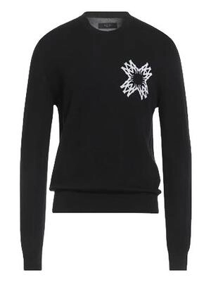 Amiri Wool And Viscose Crewneck Sweater - Black