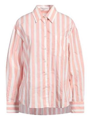 THE FRANKIE SHOP Striped Cotton Shirt - Pink