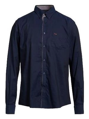 HARMONT & BLAINE Shirt Midnight Size Cotton - Blue