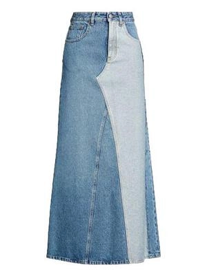 MAISON MARGIELA Denim Skirt Size Cotton - Blue