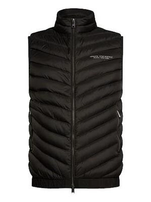Armani Exchange Quilted Polyamide Vest - Green