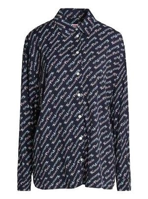 Kenzo Shirt Size Viscose - Navy