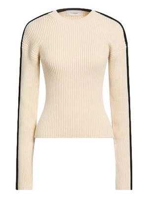 Sportmax Ribbed Knit Crewneck Sweater - White