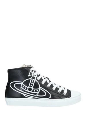 VIVIENNE WESTWOOD Plimsoll High Top Eco Leather Sneakers Size Polyurethane - Black