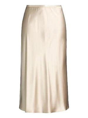 Max Mara Midi Skirt Size Silk - Beige