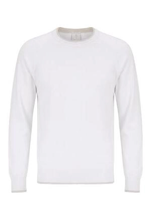 ELEVENTY Platinum Man Sweater Ivory Size M Wool