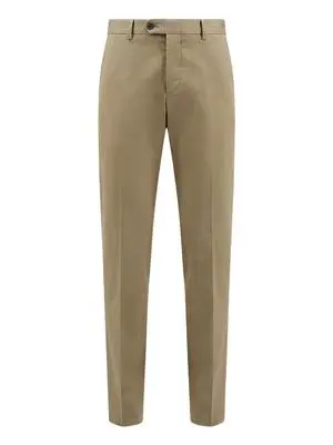 PT TORINO Michael Reworked Linen Trousers Brown