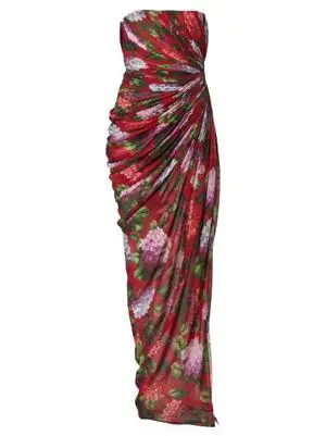 Carolina Herrera Sleeveless Dress - Red