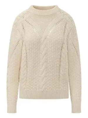 Isabel Marant Étoile Karol Cable Knit Sweater - Nude