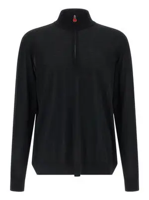 Kiton Half-zip Sweater Black