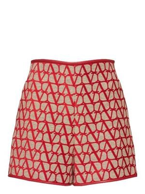 Valentino Garavani High-waisted Monogram Shorts - No