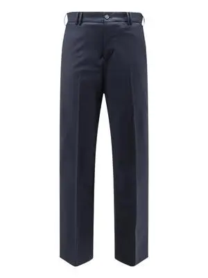 PT TORINO Buttoned Tailored Trousers - Black