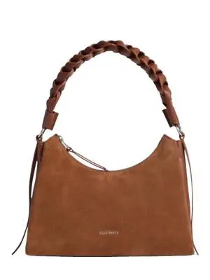 COCCINELLE Boheme Small Braided-handle Shoulder Bag - Brown