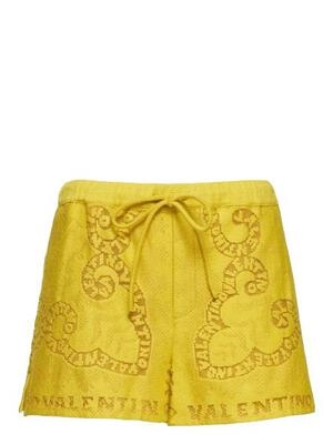 VALENTINO Shorts With Embroidered Details