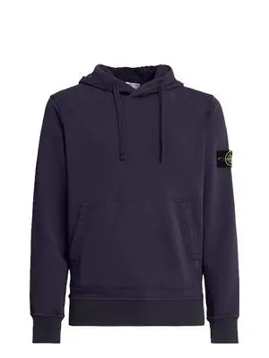 Stone Island Drawstring Hoodie - Black