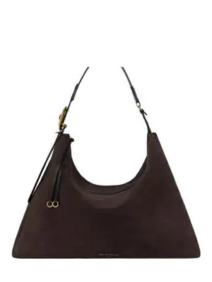 Etro Large Suede Rosette Bag - Brown