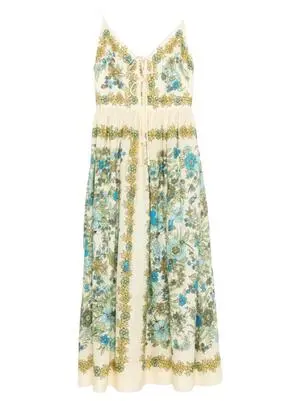 ALEMAIS V-neck Dress - Multi