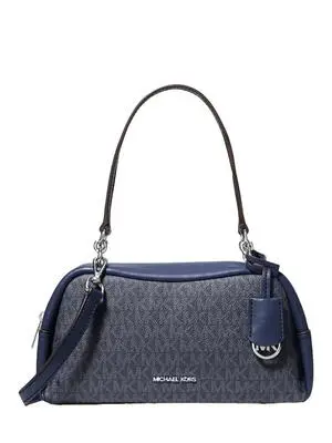 Michael Kors Cecily Small Signature Logo Shoulder Bag - Admiral