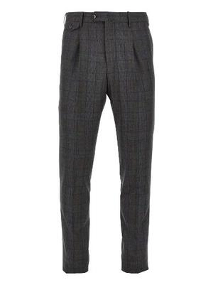 PT TORINO Casual Trousers With Belt Loops - Grey