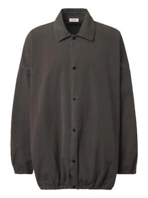 Fear Of God Cotton Poplin Overshirt - Black