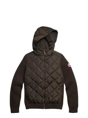 Canada Goose Hybridge Quilted Knit Hoodie - Arabica