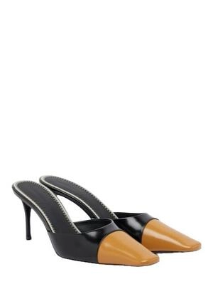 Magda Butrym Magda Butrym Two-Tone High Heel Mules Black