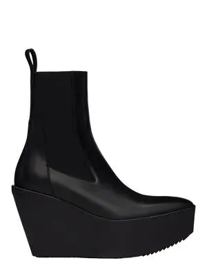 Rick Owens Thick Soled Chelsea Boots Black