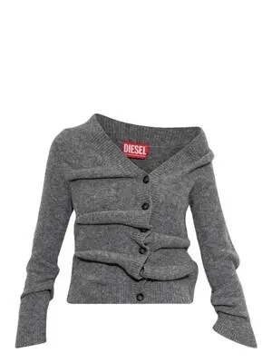 DIESEL® Long-sleeve Cardigan - Gray