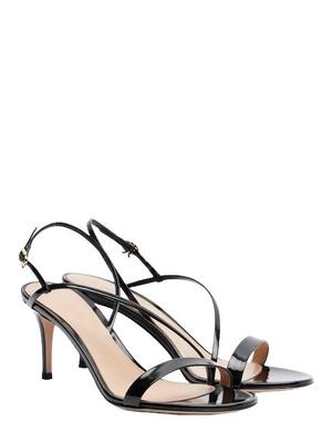 GIANVITO ROSSI Solid Color Leather Sandals - Multicolor