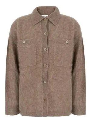 P.a.r.o.s.h Long-sleeve Open-front Cardigan - Grey