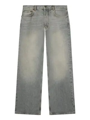 Off-White Half Arrow Slim Relaxed Jeans - Sun Faded Grey