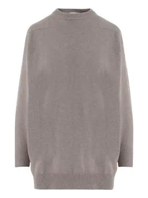 JIL SANDER Jil Sander Long-Sleeved Round Neck Sweater Gray
