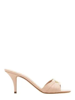 FERRAGAMO Gancini Ornament Slide - Pink