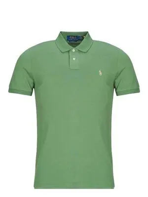 Polo Ralph Lauren Logo-embroidered Straight Hem Polo Shirt - Green
