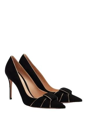 GIANVITO ROSSI Suede Pumps - Black