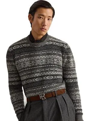 RALPH LAUREN Ralph Lauren Fair Isle Cashmere-Blend Sweater