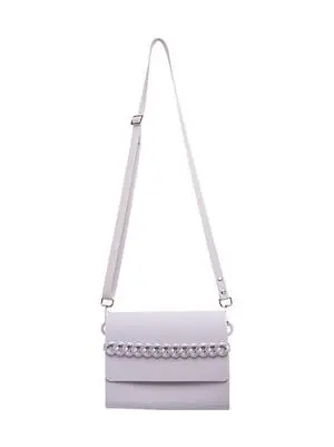 Havaianas Silicone Cross-body Bag With Chain Detail - Ice Grey