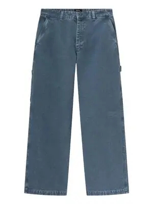 A.p.c. Canvas Carpenter Trousers - Blue