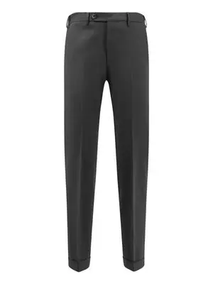 PT TORINO Pleated Casual Pants Black