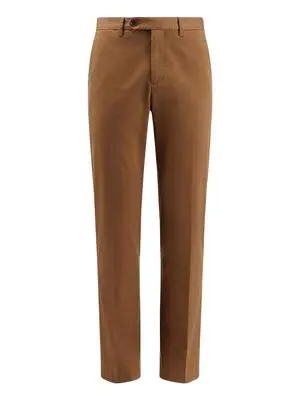 PT TORINO Master Belt Loops Charm Trousers - Brown