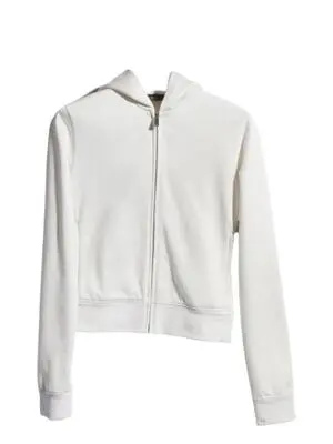 GUCCI Gucci Cotton Silk Jersey Zip Sweatshirt