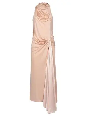 Valentino Garavani Viscose Long Dress With Cut-out Detail - Multicolor