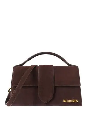 Jacquemus JACQUEMUS Le Grand Bambino Suede Bag Brown