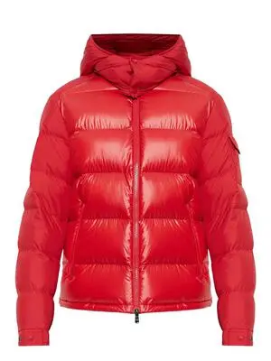 Moncler MONCLER Maya Hooded Down Jacket Red