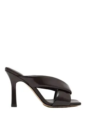 Bottega Veneta Riva Mule Sandals - Brown