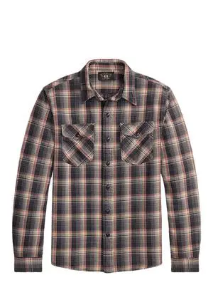 Ralph Lauren Plaid Twill Workshirt - Grey/red
