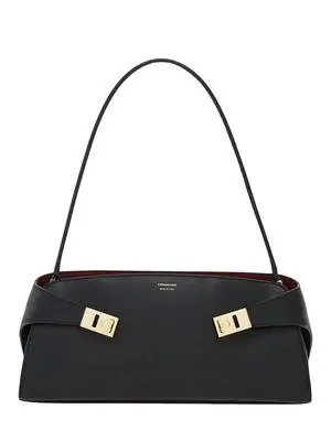 FERRAGAMO Hug East-west Shoulder Bag - Black
