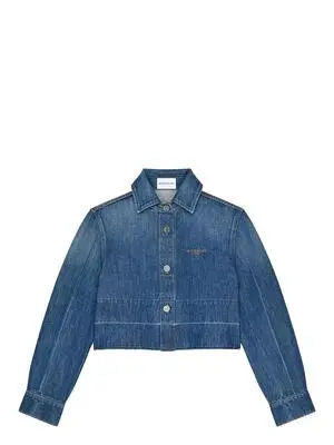 GIVENCHY Givenchy Denim Shirt With Embroidered Signature